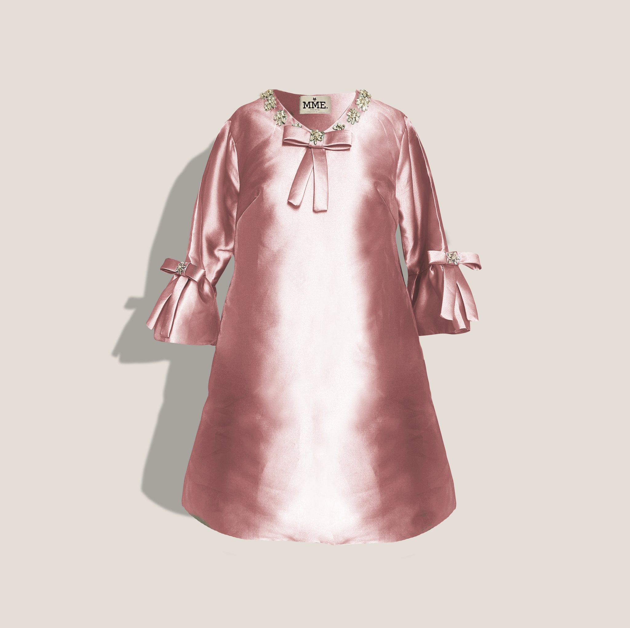 MME.MINK OPERA JEWEL GOWN - ROSE
