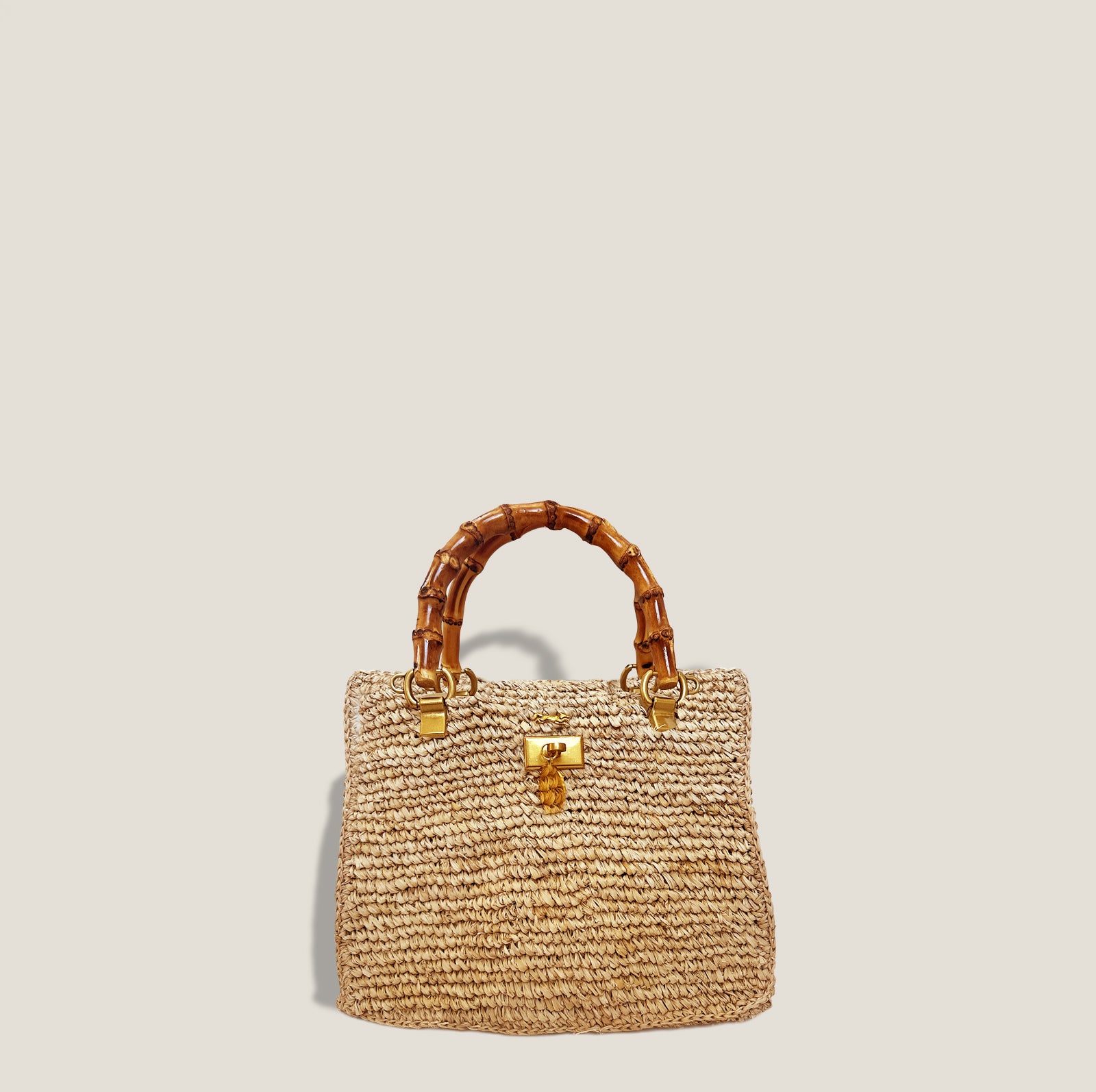 MME. ASTRUD PETITE TOTE - NATURAL – Mme.MINK